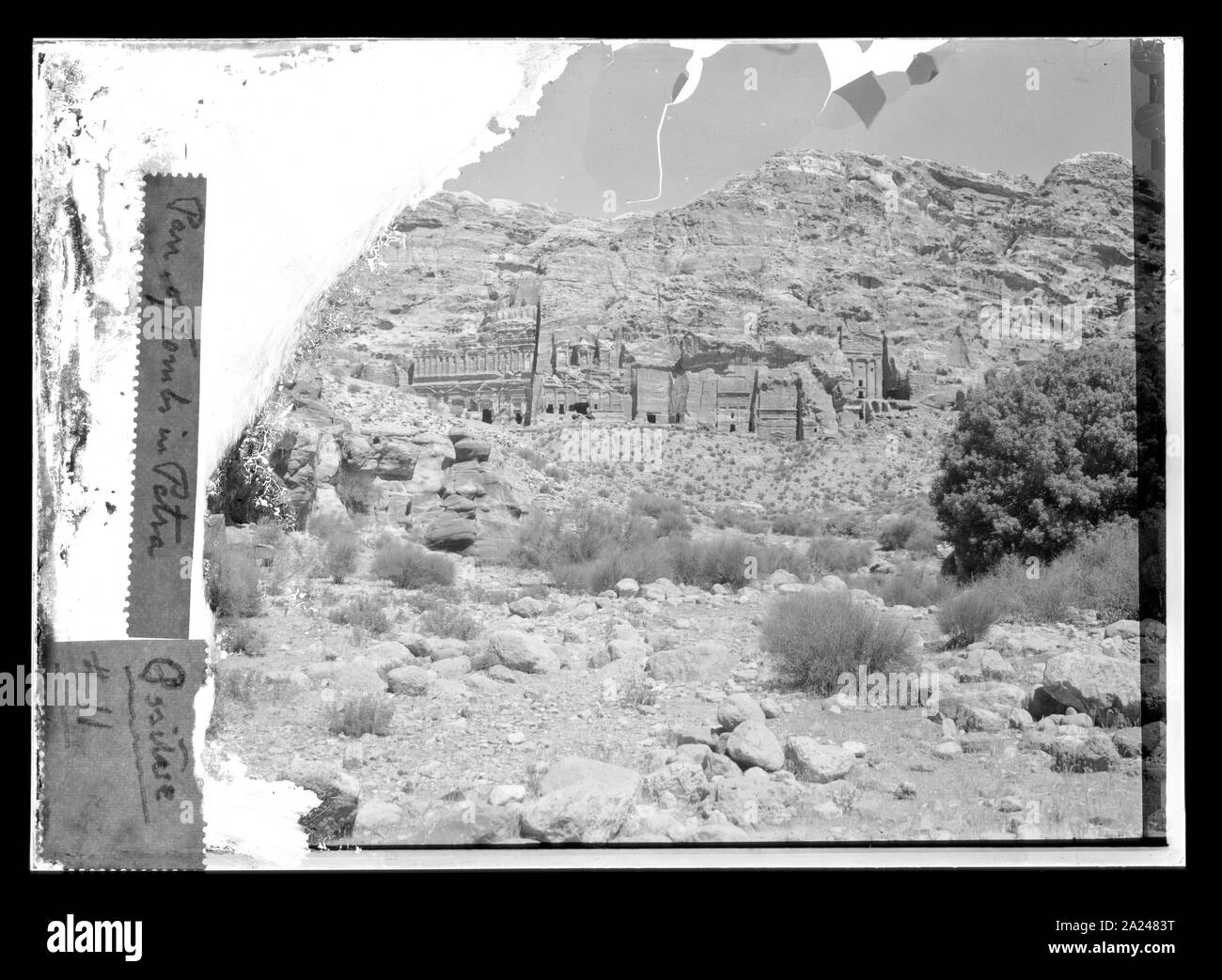Pan i.e., panorama of tombs in Petra Stock Photo - Alamy