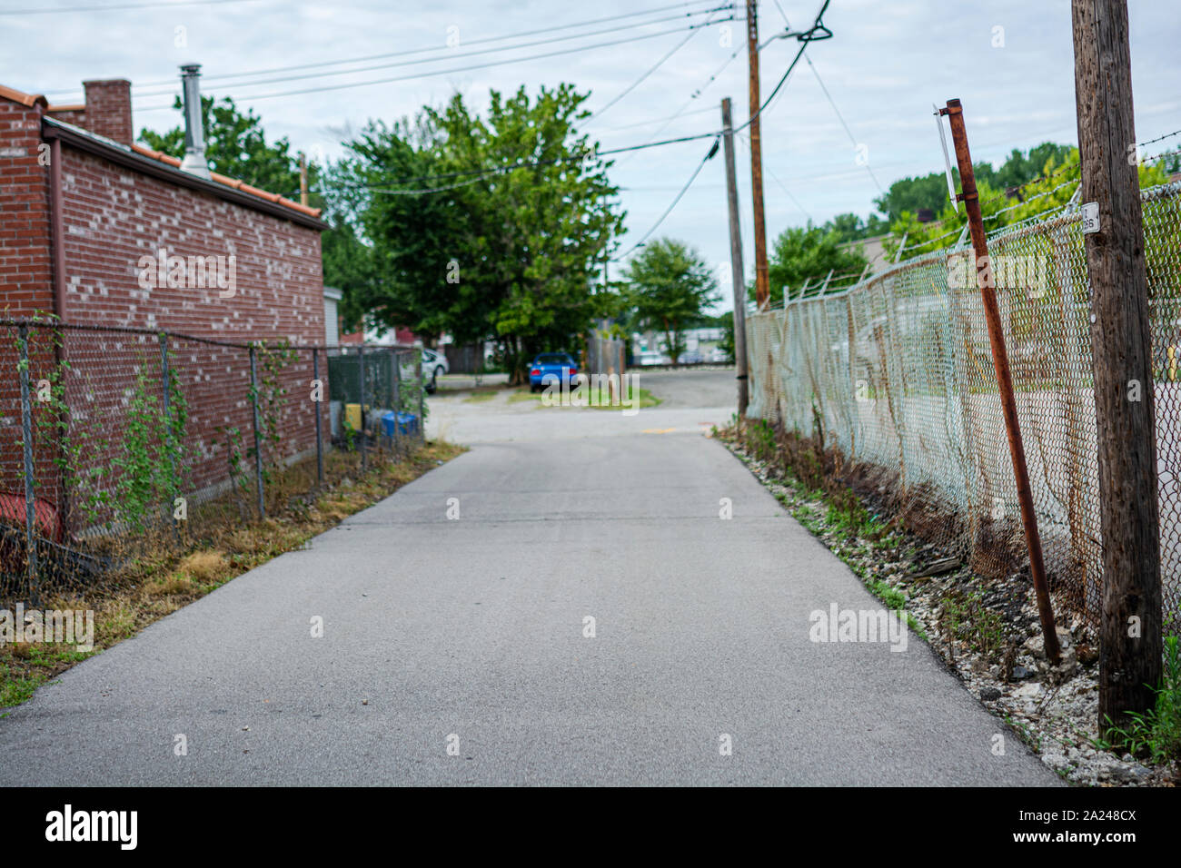 Concrete fence pole hi-res stock photography and images - Alamy