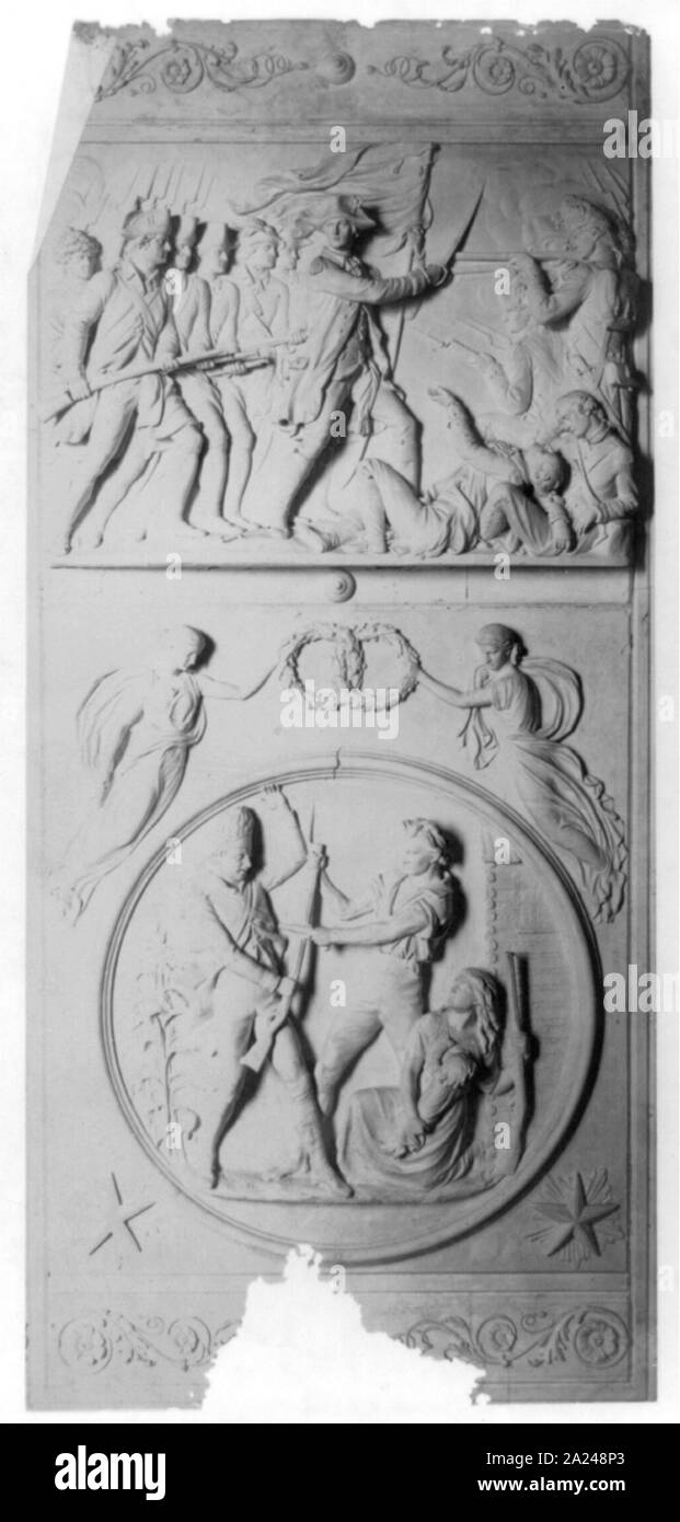 Panel and medallion details from bronze doors for the east portico of ...