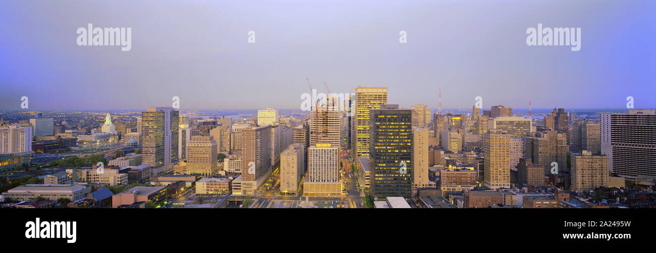Philadelphia panorama hi-res stock photography and images - Alamy