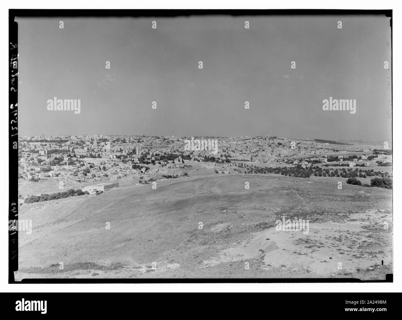 Panorama in two sections of Jer. i.e., Jerusalem from Hebrew Library ...