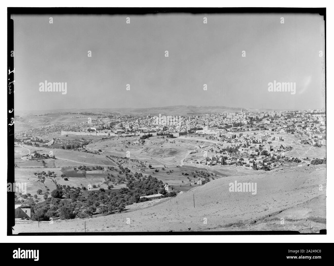 Panorama in two sections of Jer. i.e., Jerusalem from Hebrew Library ...