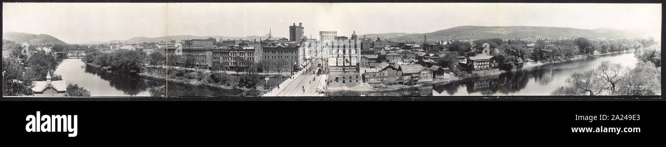 Panorama of Binghamton, N.Y Stock Photo - Alamy