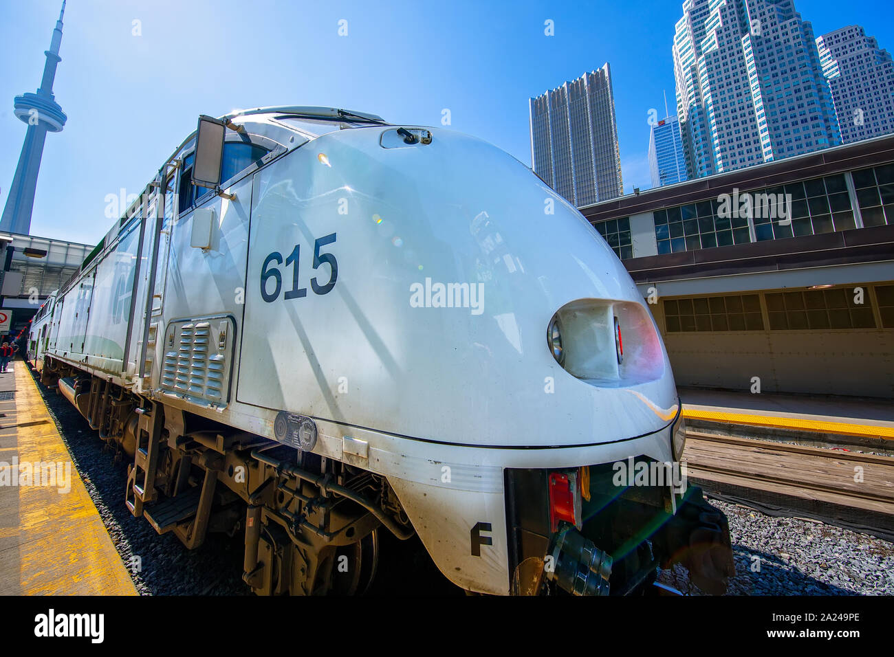 Toronto, Ontario, Canada-27 May, 2019: Toronto Union station terminal ...