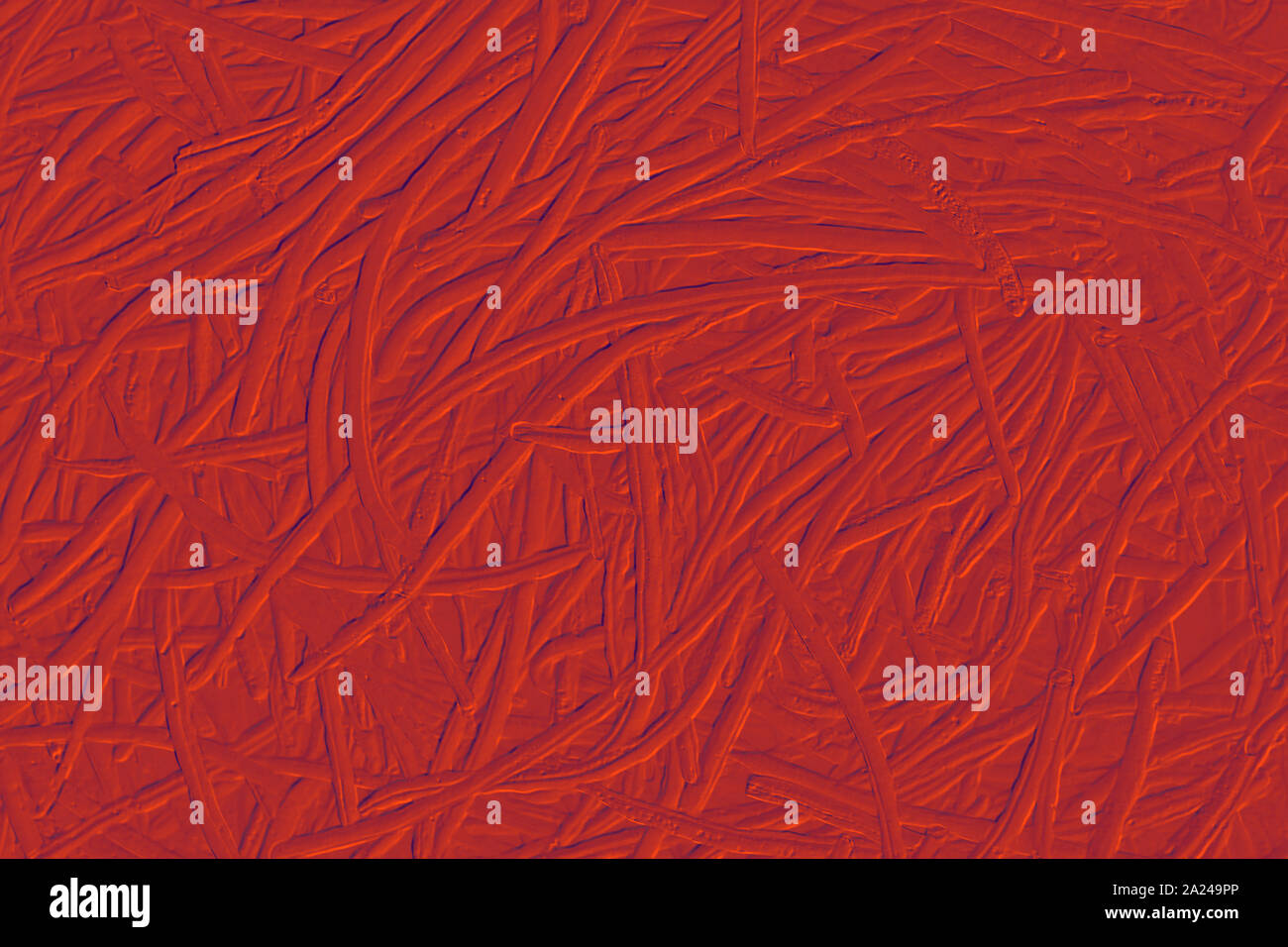 Digital background of intersecting bent red and lines, with blue shadow ...
