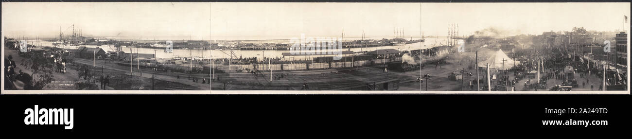 Panorama of San Pedro, California Stock Photo - Alamy