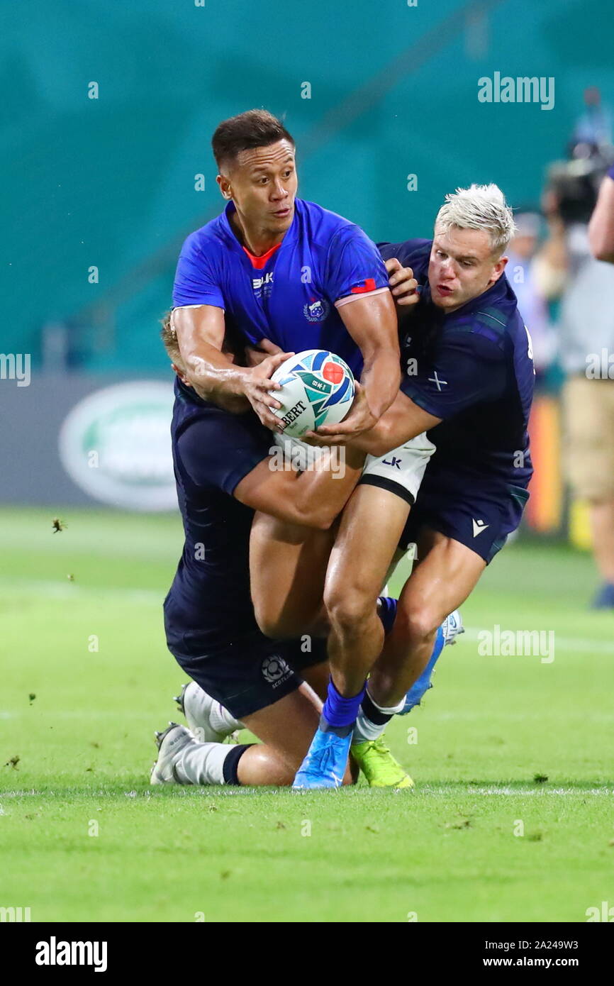 Kobe, Hyogo, Japan. 30th Sep, 2019. Tim Nanai-Williams (SAM) Rugby ...