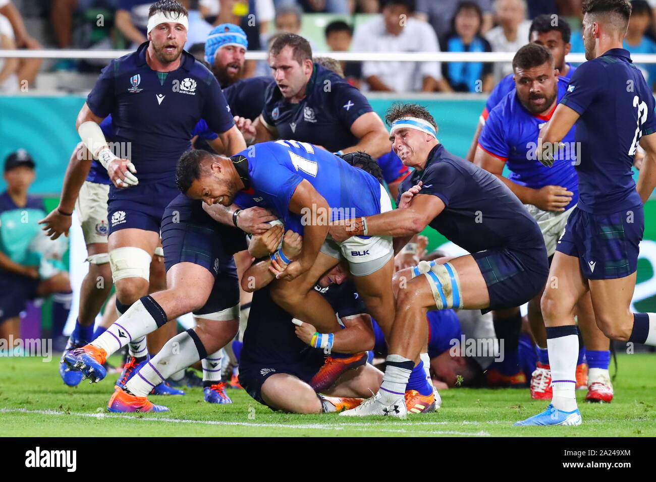 Kobe, Hyogo, Japan. 30th Sep, 2019. Alapati Leiua (SAM) Rugby : 2019 ...