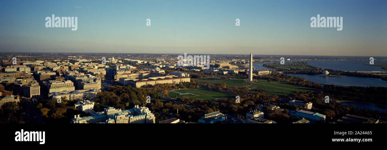 Panoramic view lincoln memorial hi-res stock photography and images - Alamy