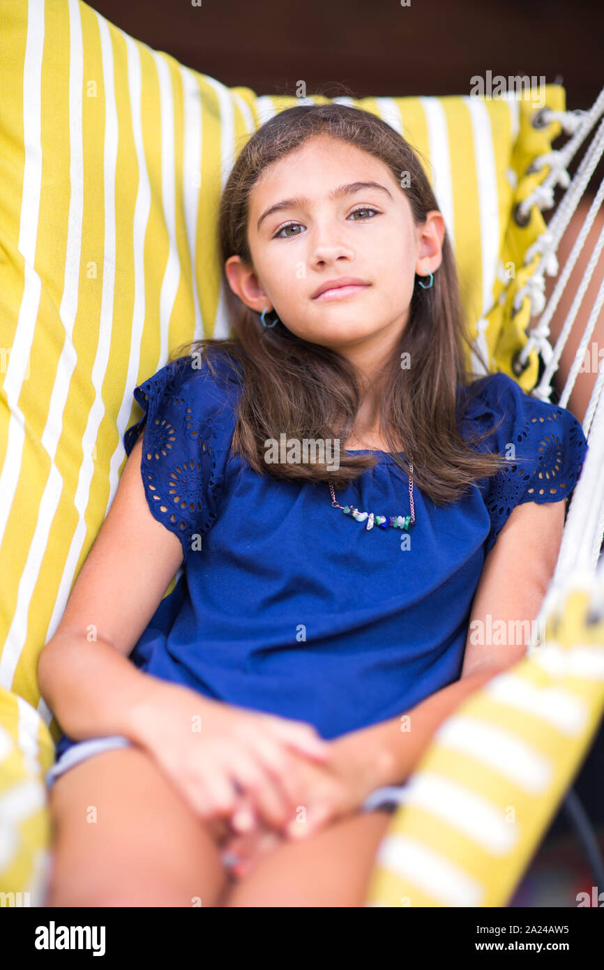 Portrait of a happy young Hispanic girl smiling Stock Photo - Alamy