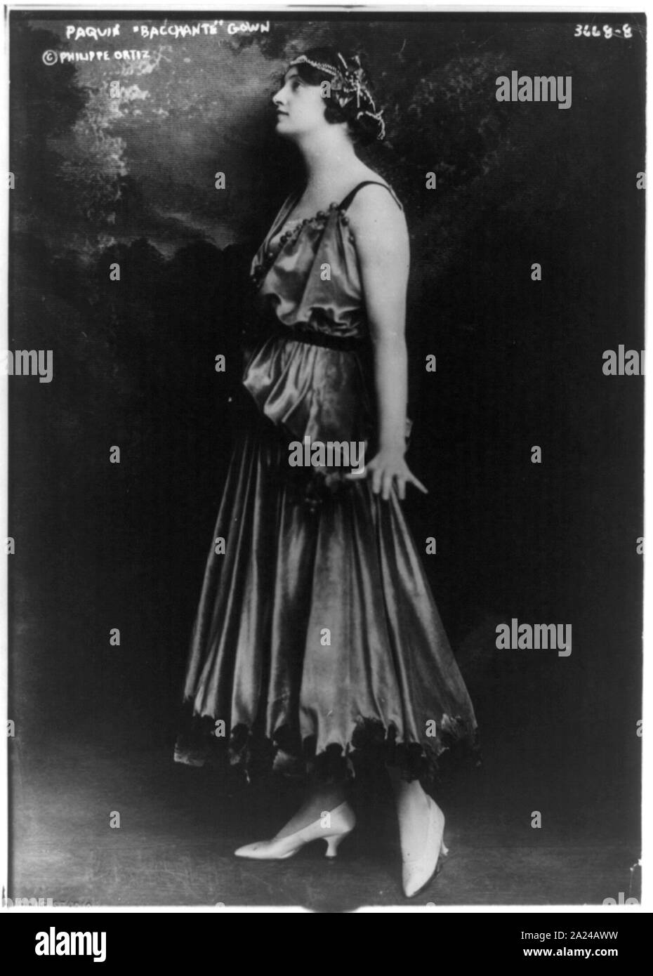 Paquin Bacchante gown Stock Photo - Alamy