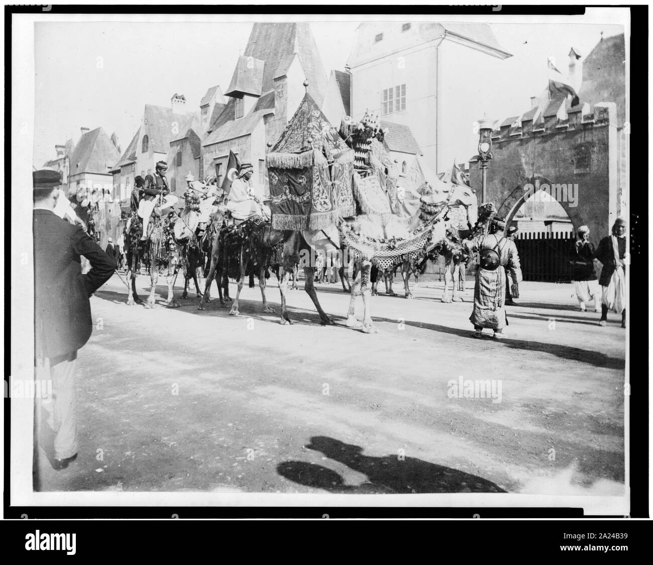 Parade of Arabian circus, at World's Columbian Exposition, Chicago ...
