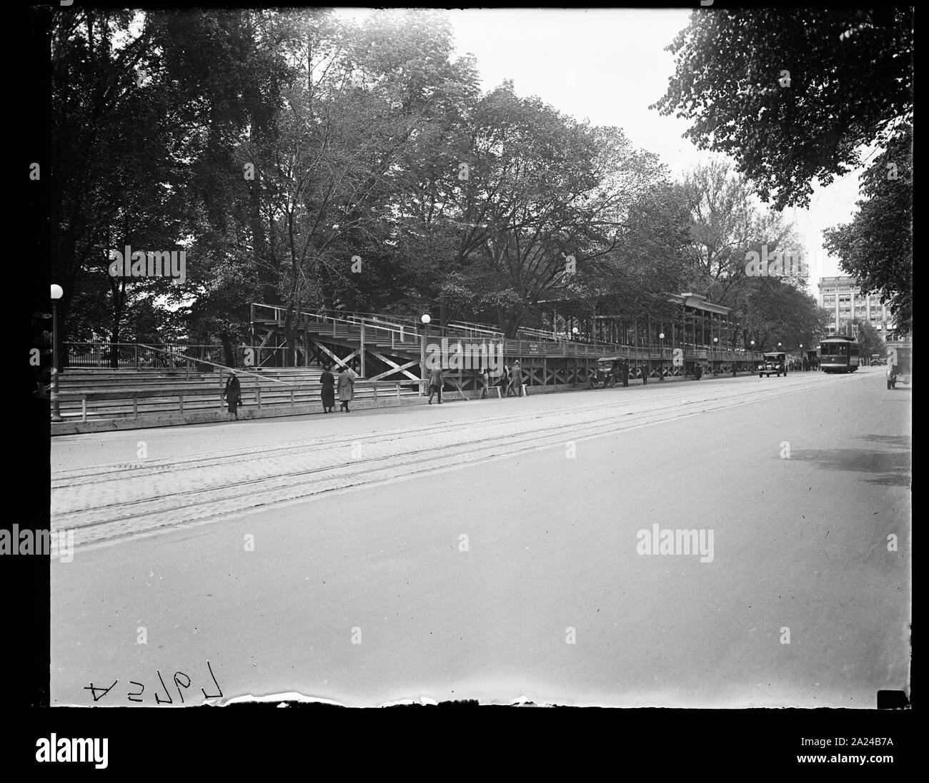 Parade viewing stand, Washington, D.C Stock Photo - Alamy