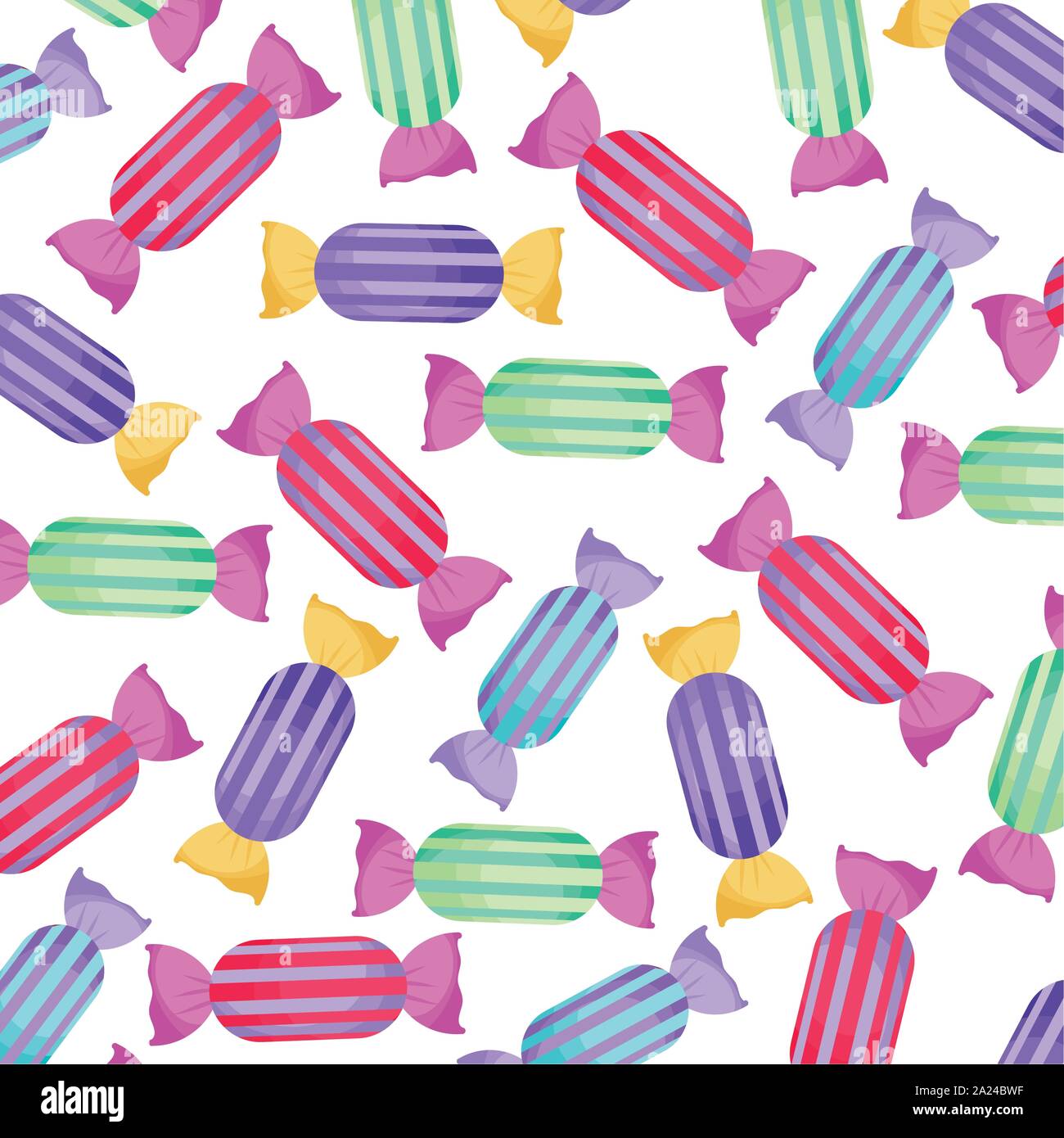 background sweet candies stripes decoration vector illustration Stock ...