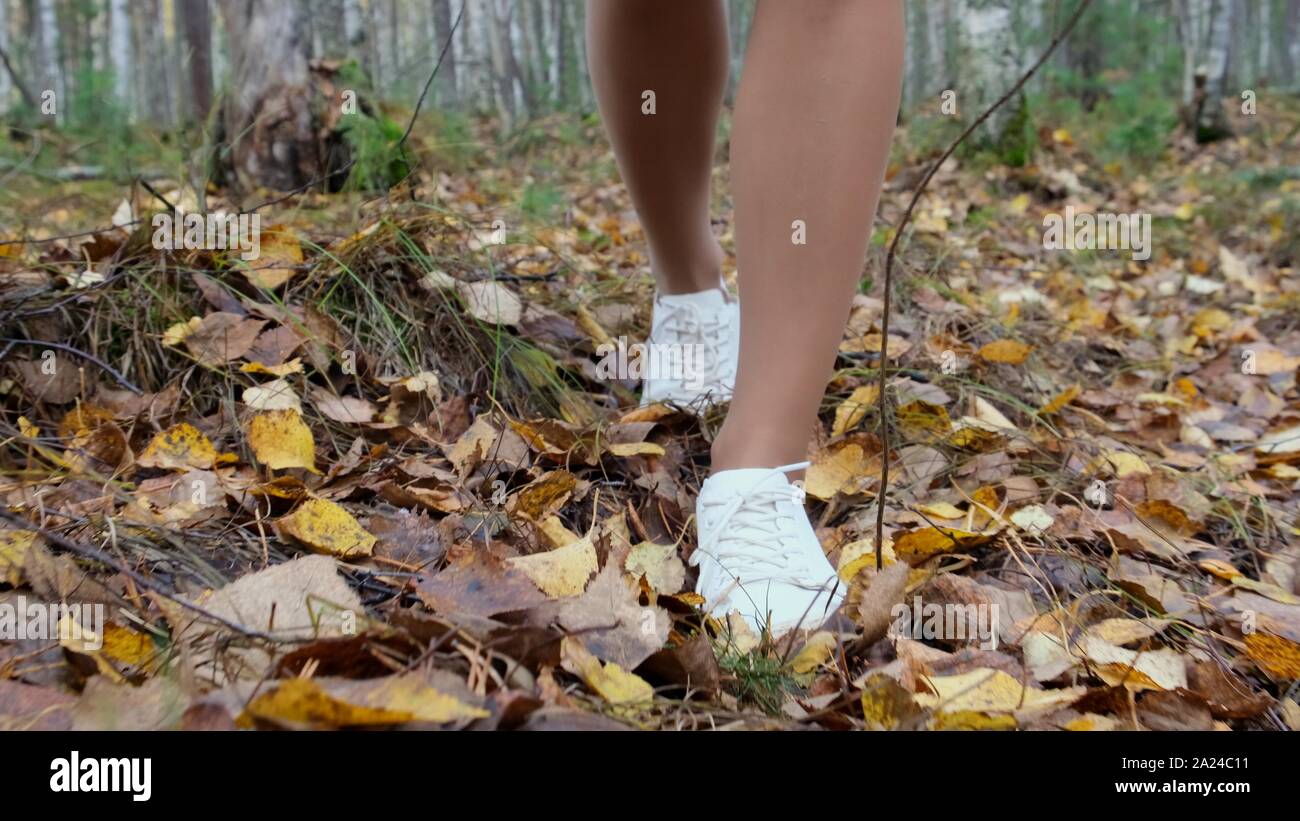 Female legs walk through hi-res stock photography and images - Alamy