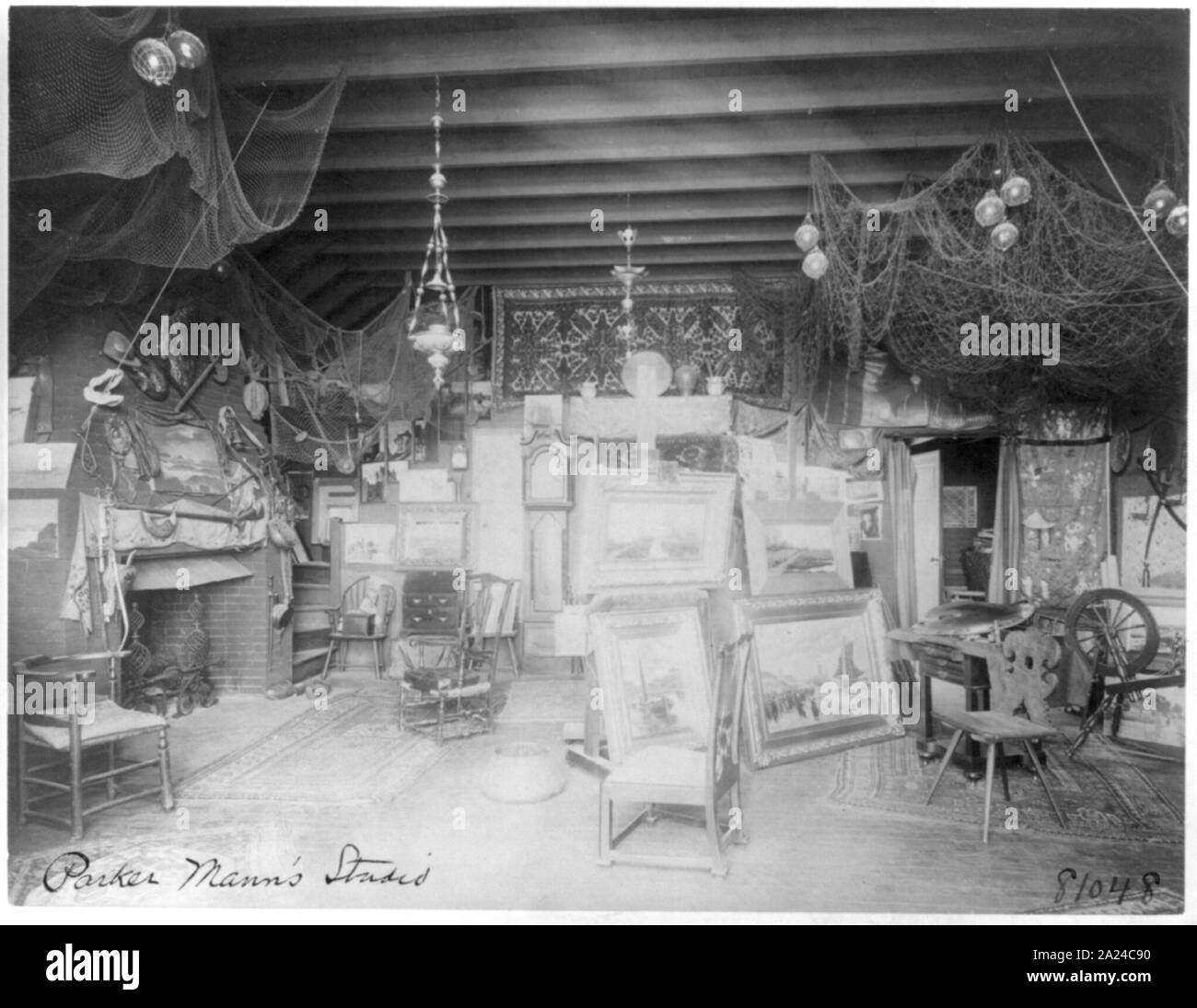 Local artist studio Black and White Stock Photos & Images - Alamy