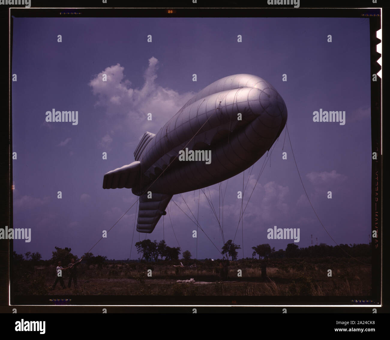 Parris Island, S.C., barrage balloon Stock Photo - Alamy