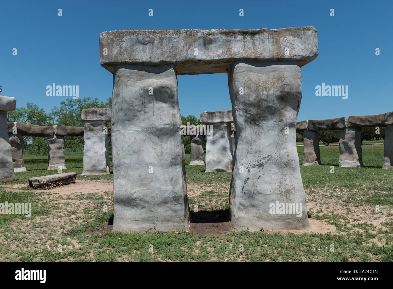 Part of Stonehenge II in the Texas Hill Country Stock Photo - Alamy
