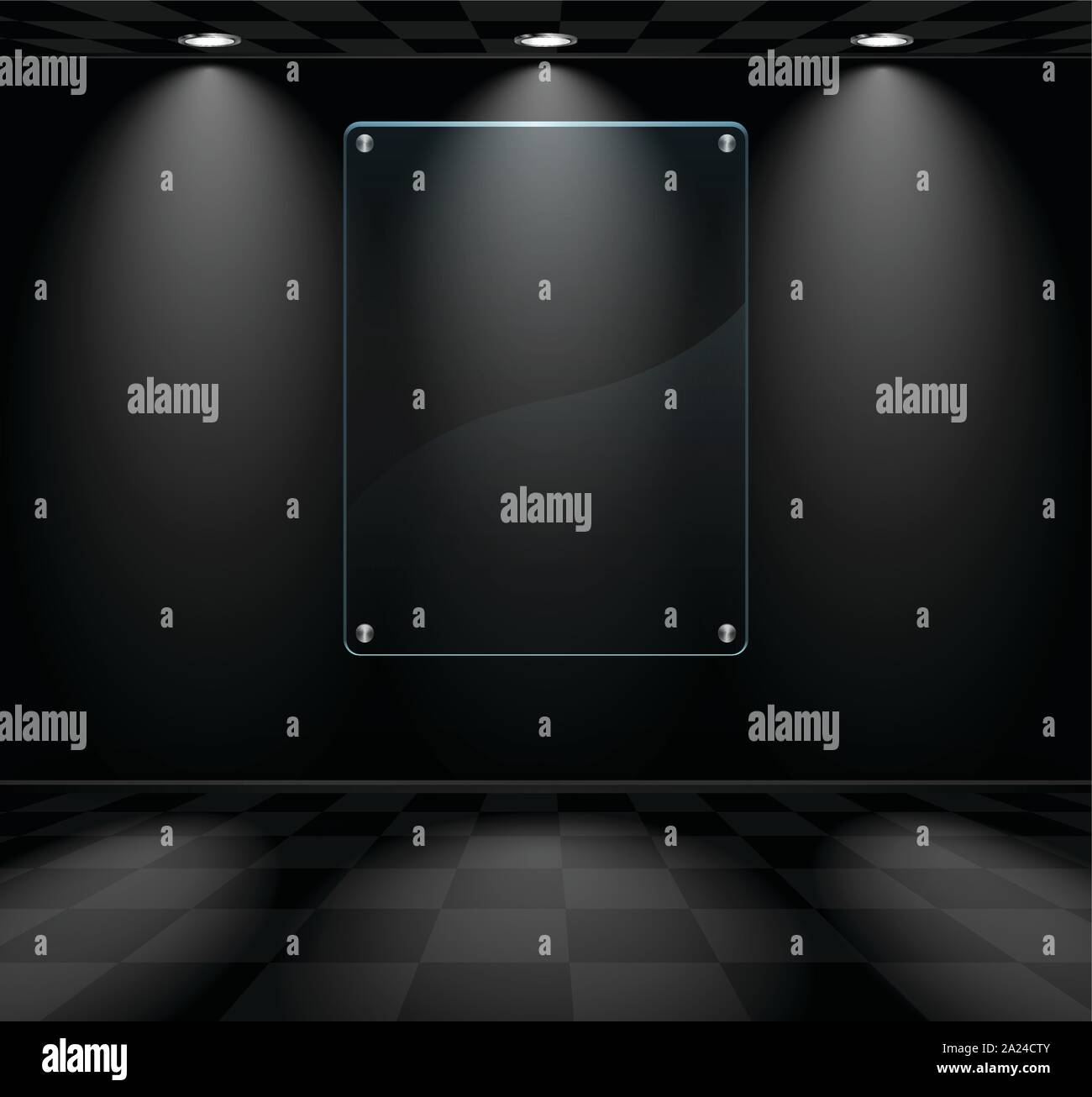 Theater decoration on glass Stock Vector Images - Alamy
