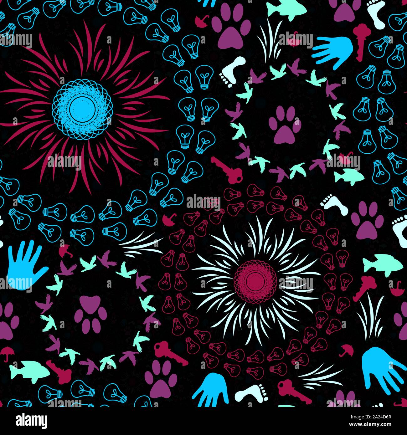 Human body pattern illustration hi-res stock photography and images - Alamy