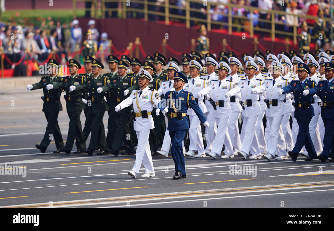 Chinese army parade oct 1st hi-res stock photography and images - Alamy