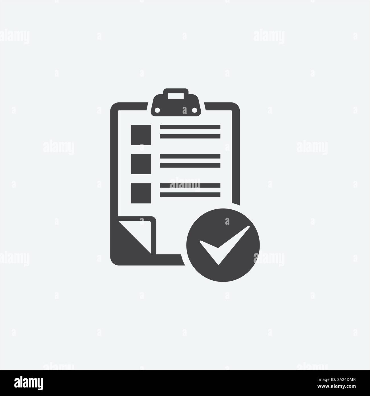 document check list logo template, document icon design, document ...