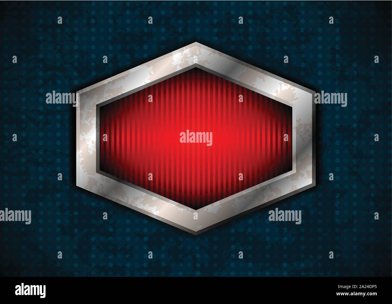 Hexagonal sign blank Stock Vector Images - Alamy