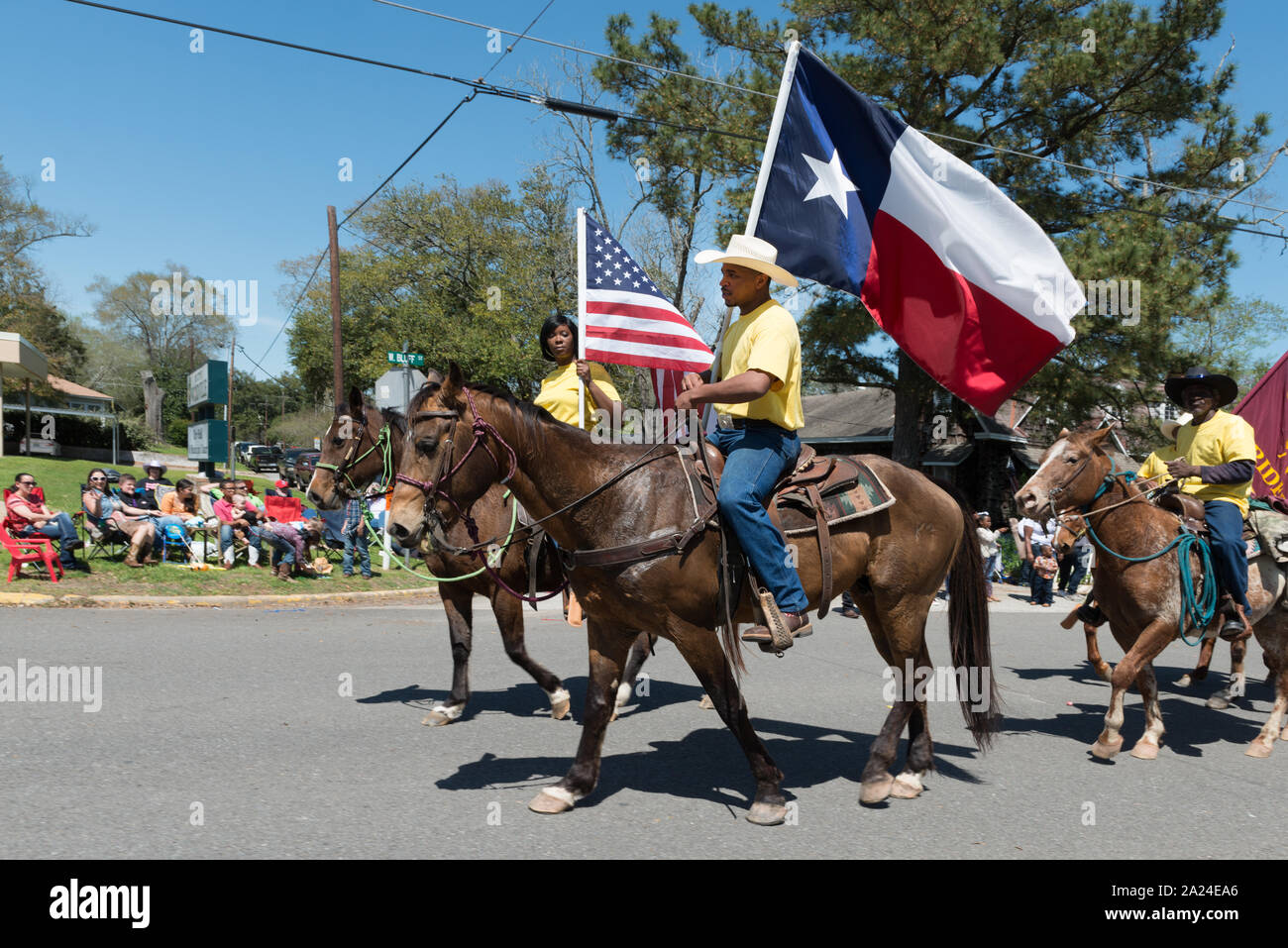 Part of the procession at the annual Western Weekend Parade in ...