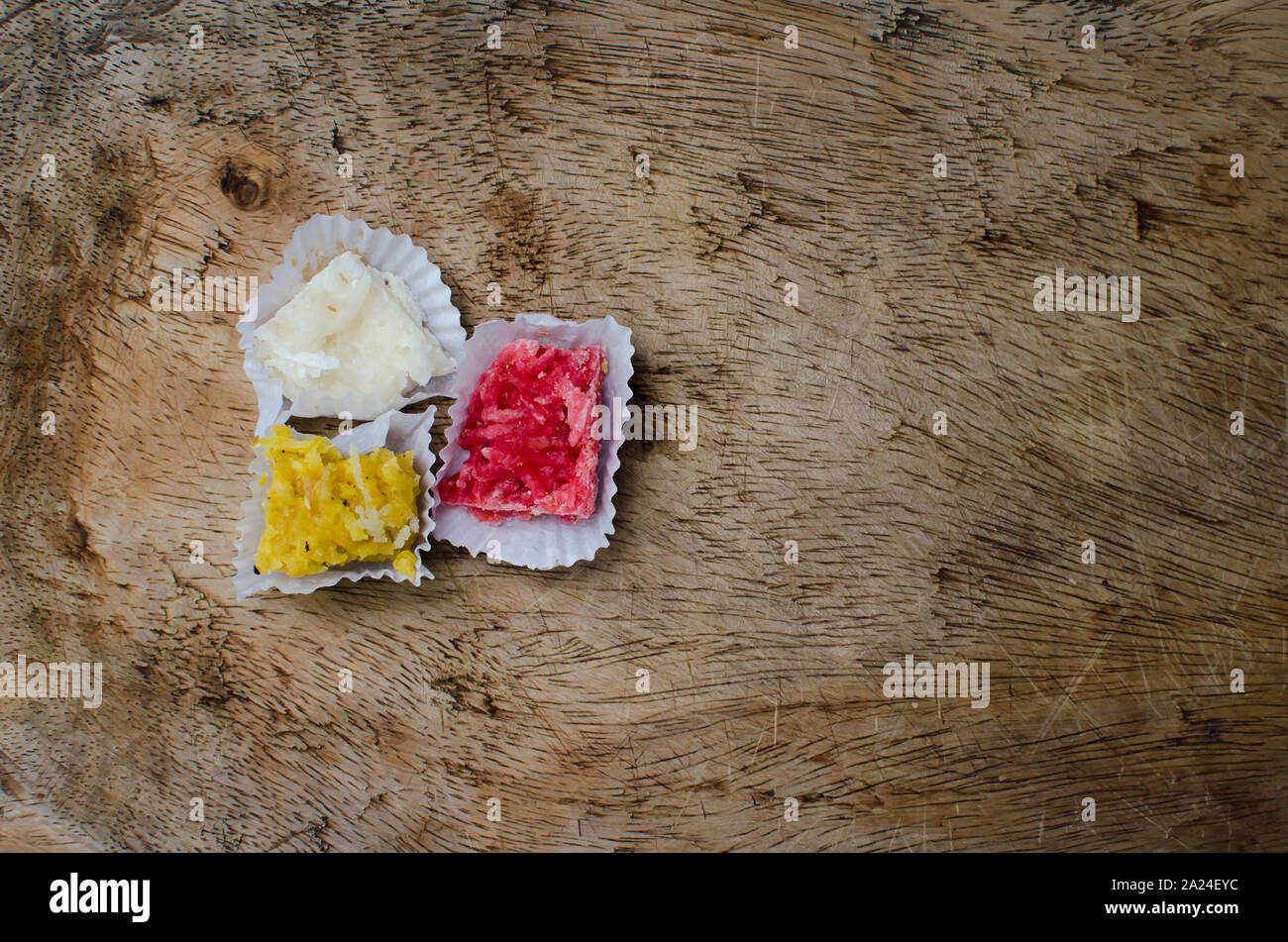 Colombian sweets made with a variety of ingredients like shredded ...