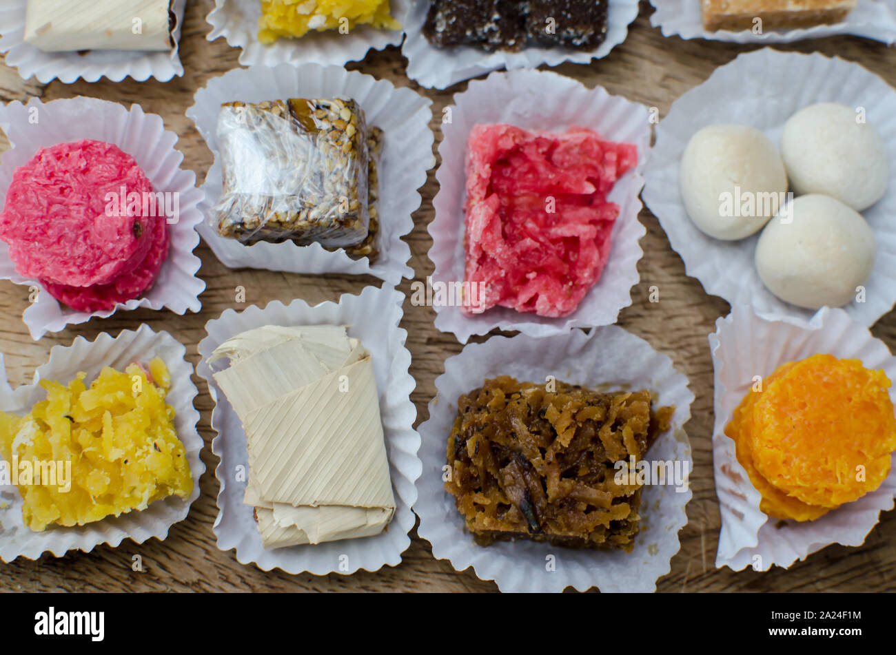 Colombian sweets made with a variety of ingredients like shredded ...