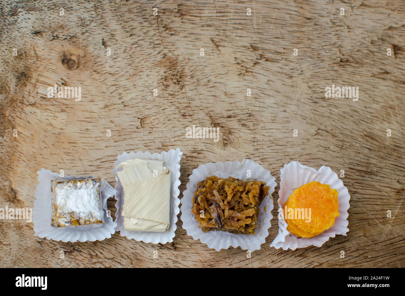 Colombian sweets made with a variety of ingredients like shredded ...