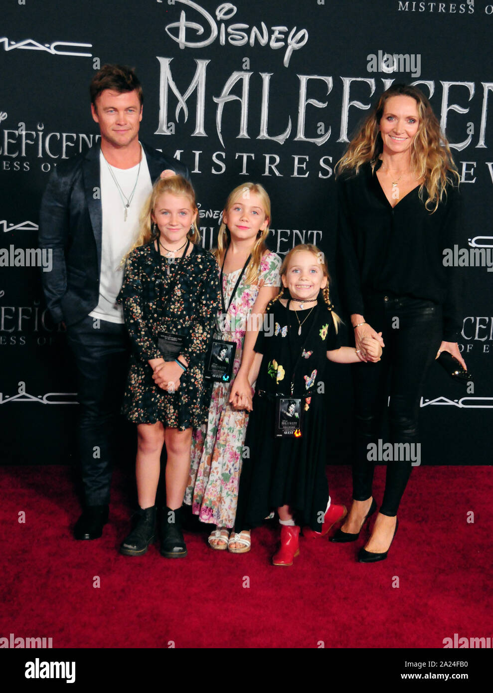 Hollywood, California, USA 30th September 2019 Actor Luke Hemsworth and ...