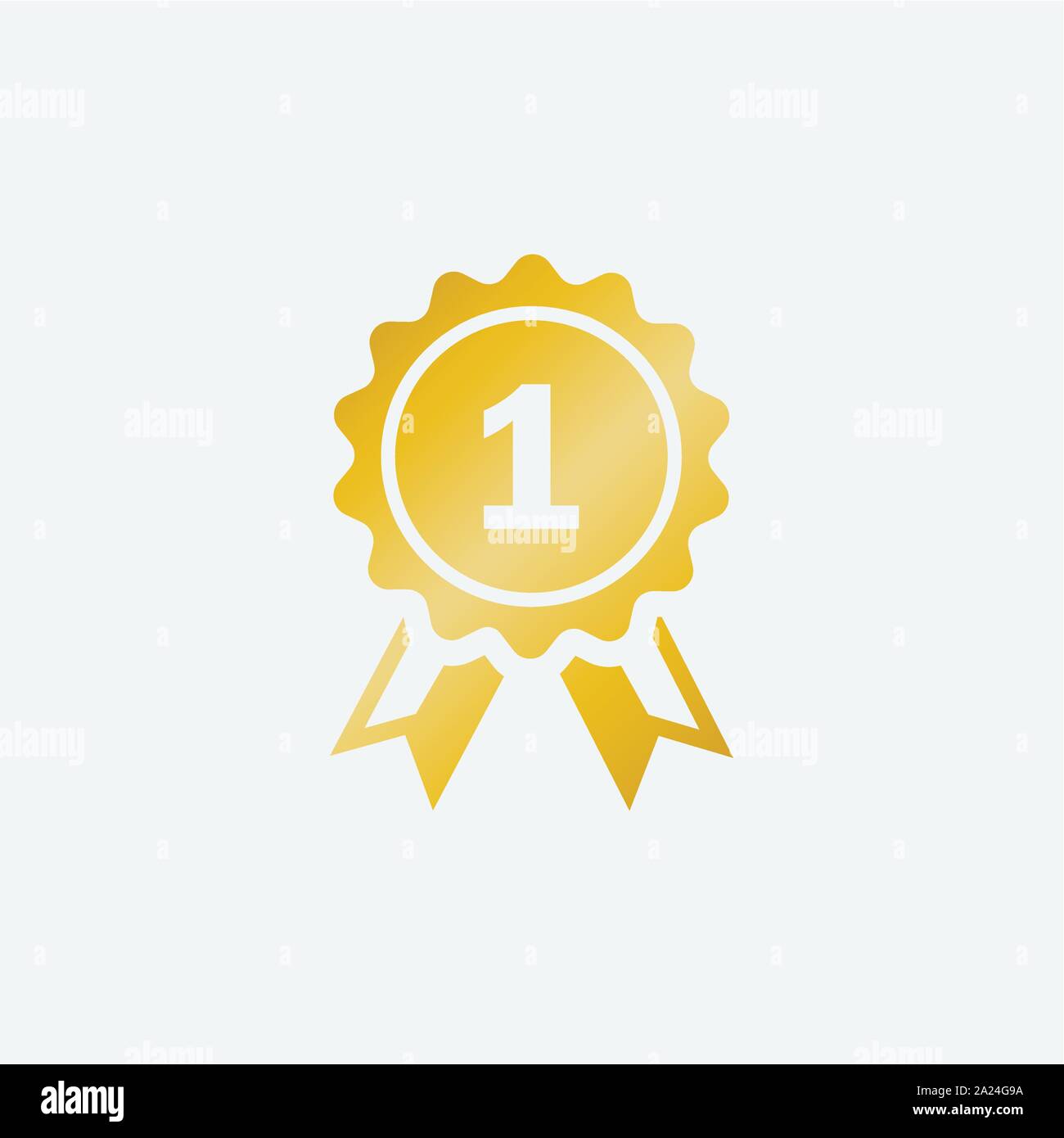 Approved or certified medal icon. Award symbol. Approved or certified ...