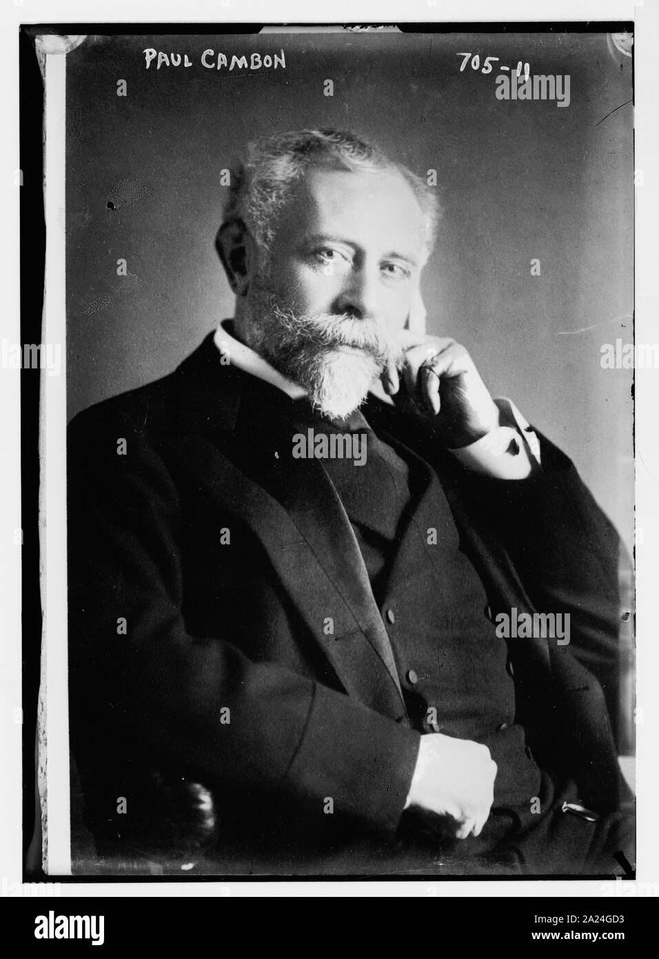 Paul Cambon, seated Stock Photo - Alamy