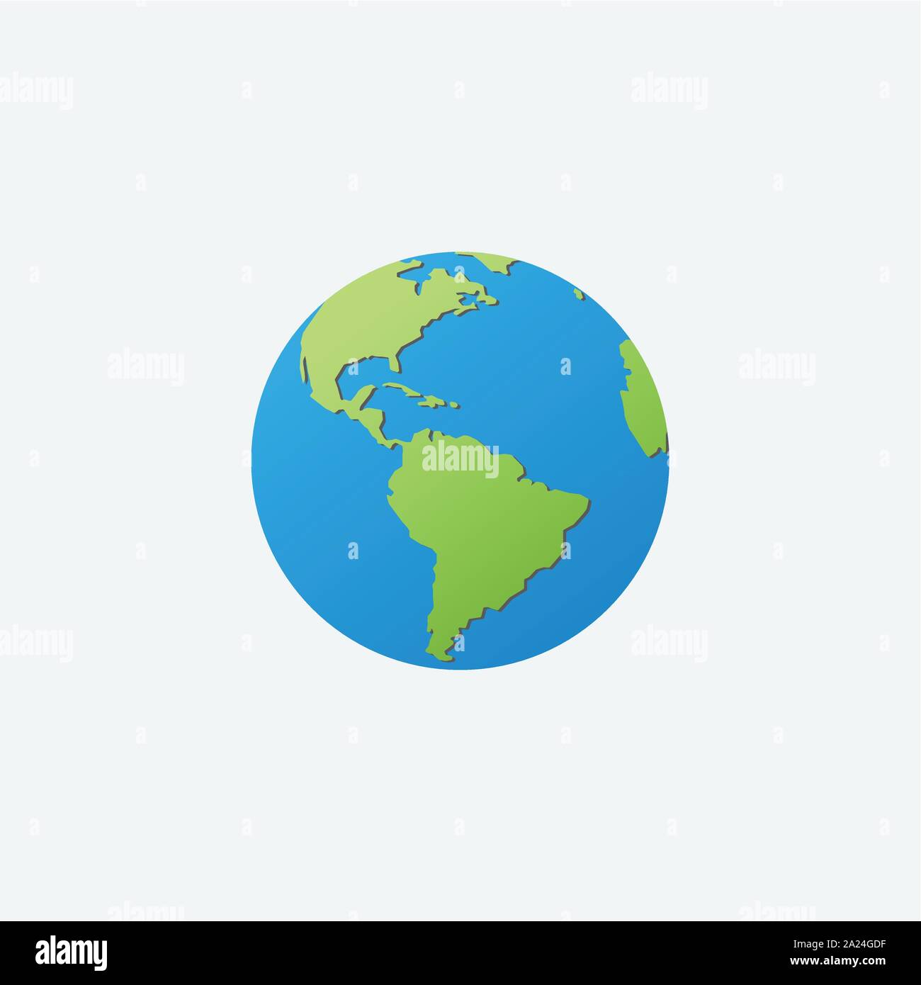 earth icon illustration, globe icon vector illustration, world icon ...