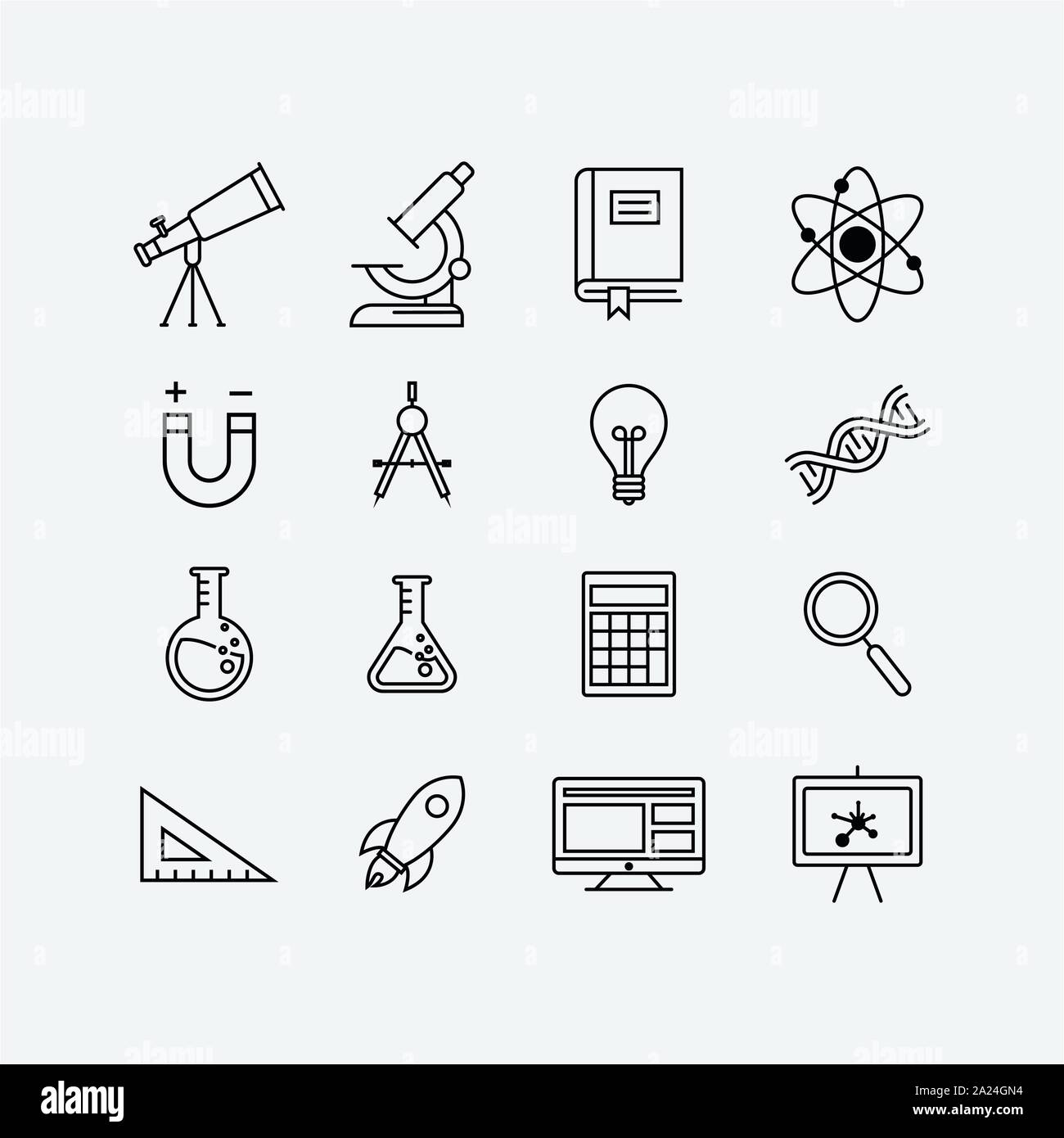 Cute Science Icons