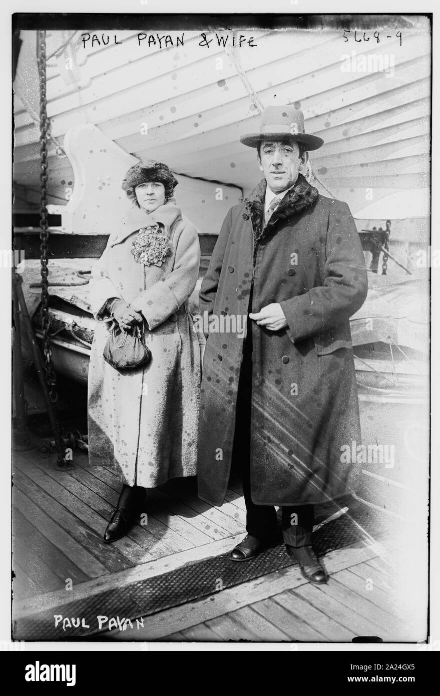 Paul Payan & wife Stock Photo - Alamy