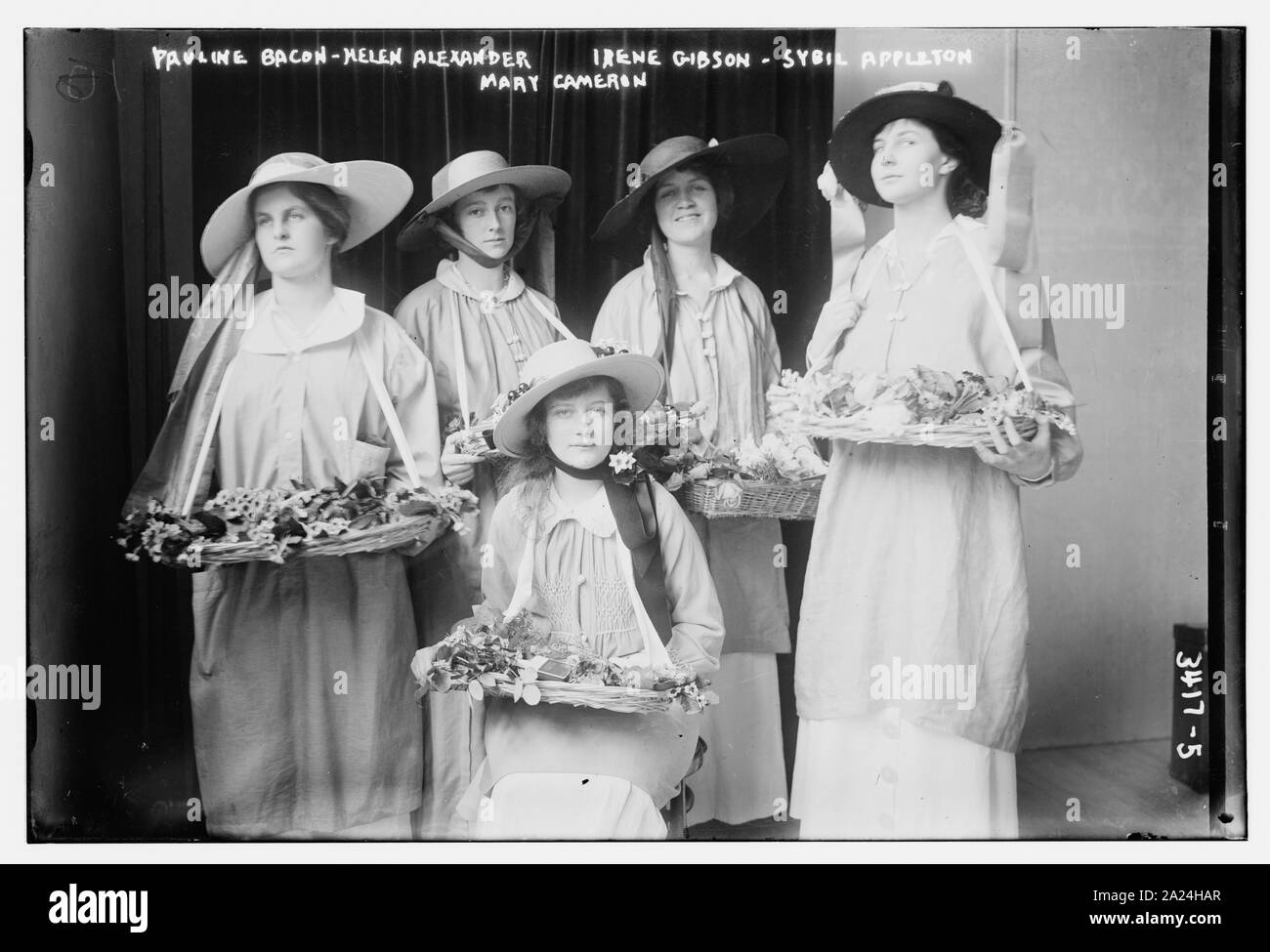 Pauline Bacon -- Helen Alexander -- Irene Gibson -- Sybil Appleton ...