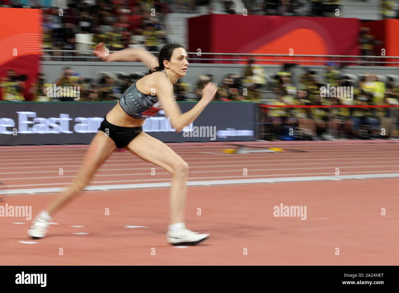 Doha, Qatar. 30th Sep, 2019. Authorised neutral athlete Mariya ...