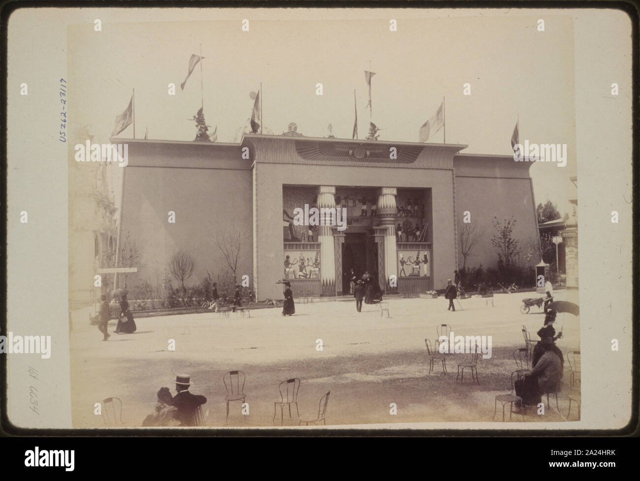 Pavilion of the Suez Canal Company, Paris Exposition, 1889 Stock Photo ...