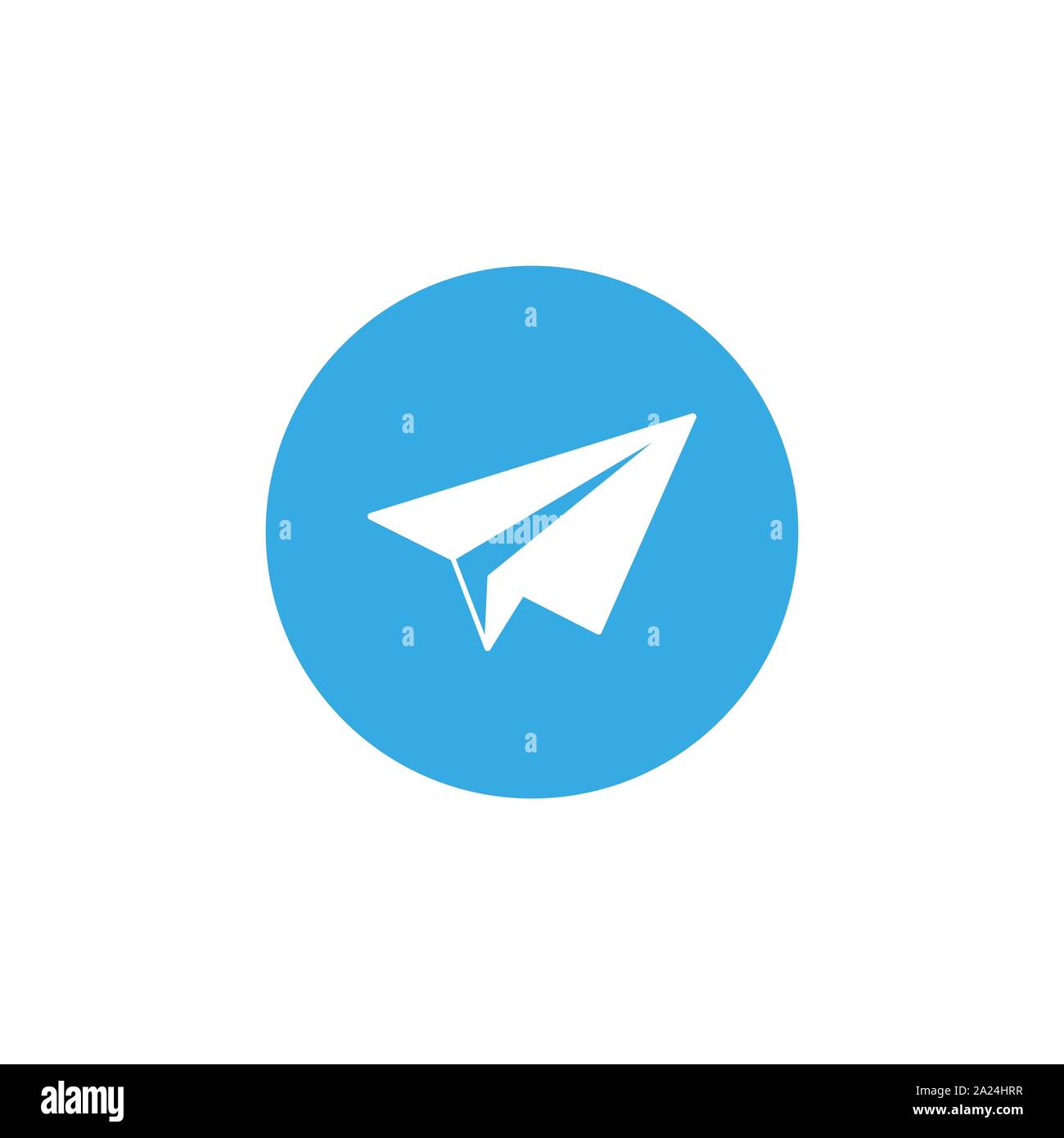 Paper airplane icon. Vector illustration, flat design Stock Vector ...