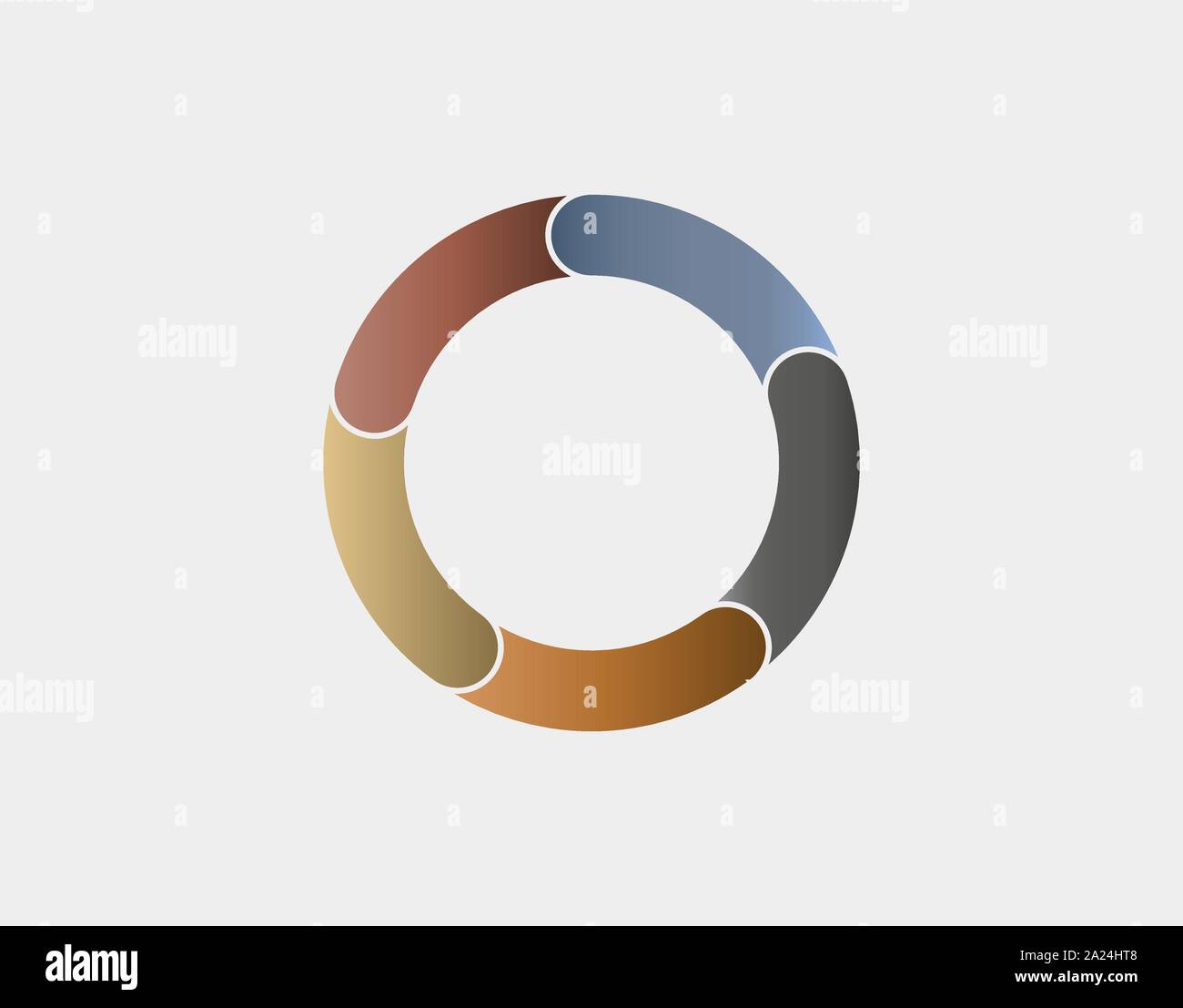 Colorful pie chart, diagram, Infographic. Vector illustration Stock ...