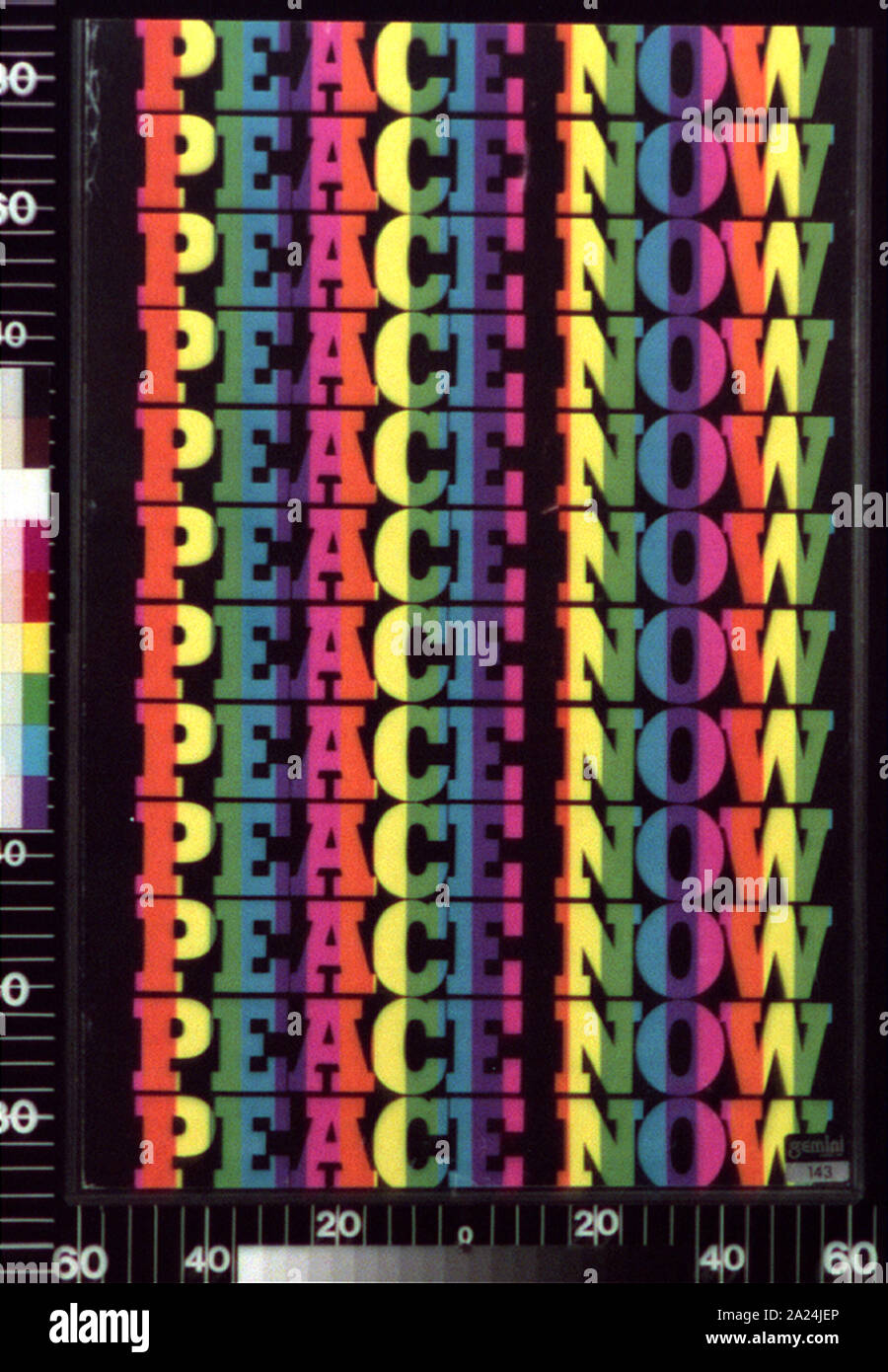 Peace now, peace now, peace now Stock Photo - Alamy