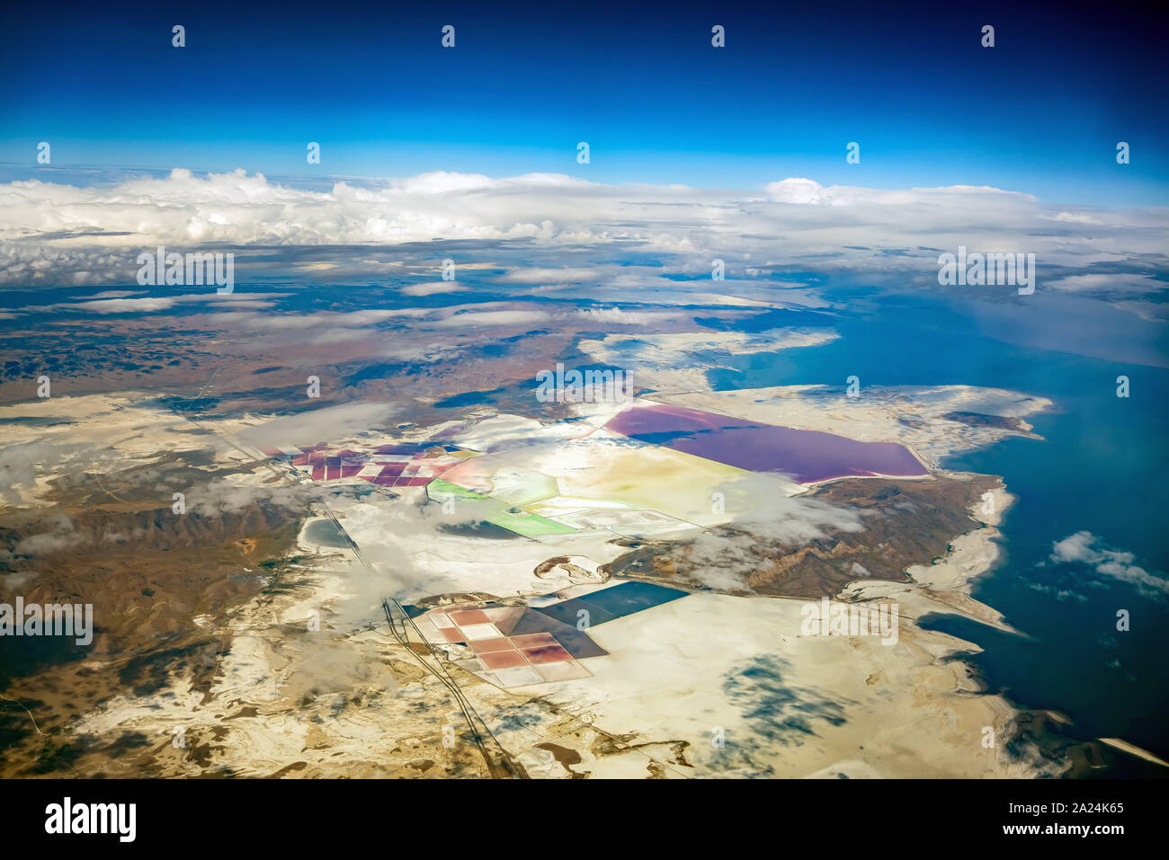 Great salt lake utah aerial hi-res stock photography and images - Alamy