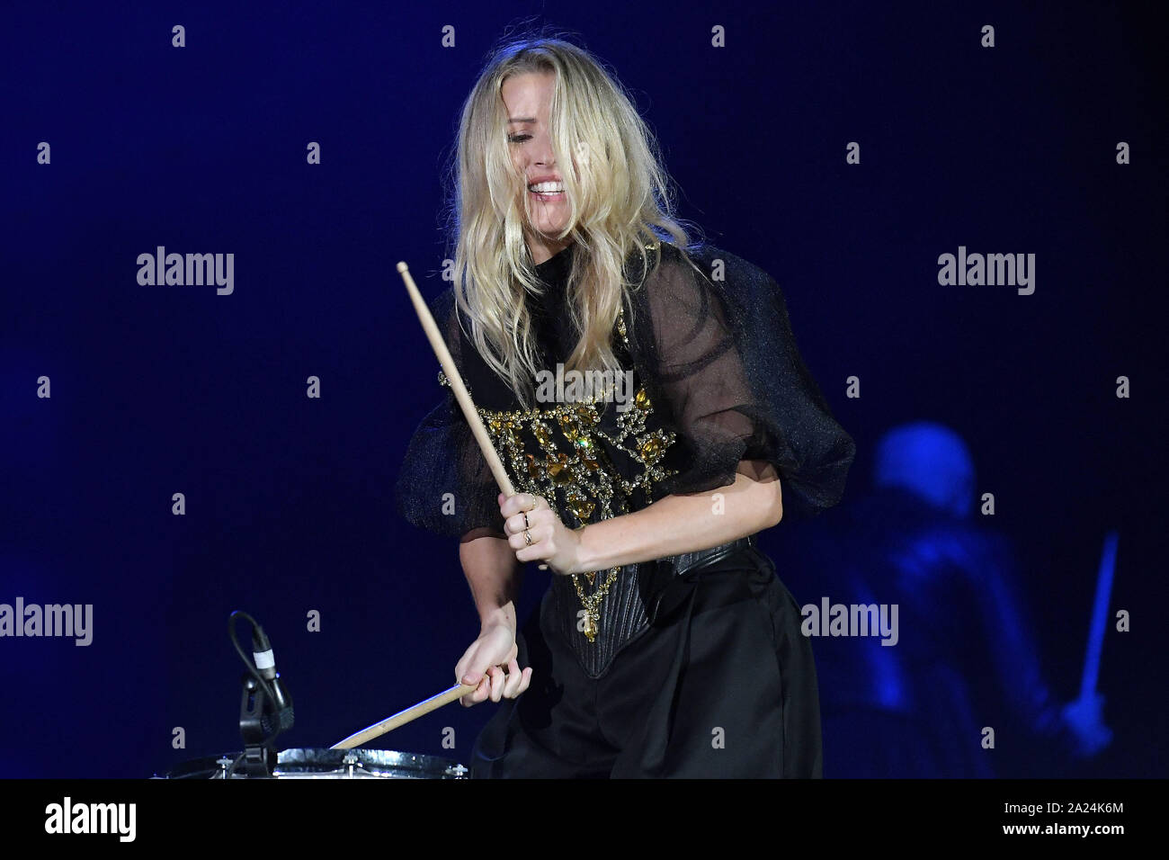 Rio de Janeiro, Brazil, September 27, 2019. Singer Ellie Goulding ...