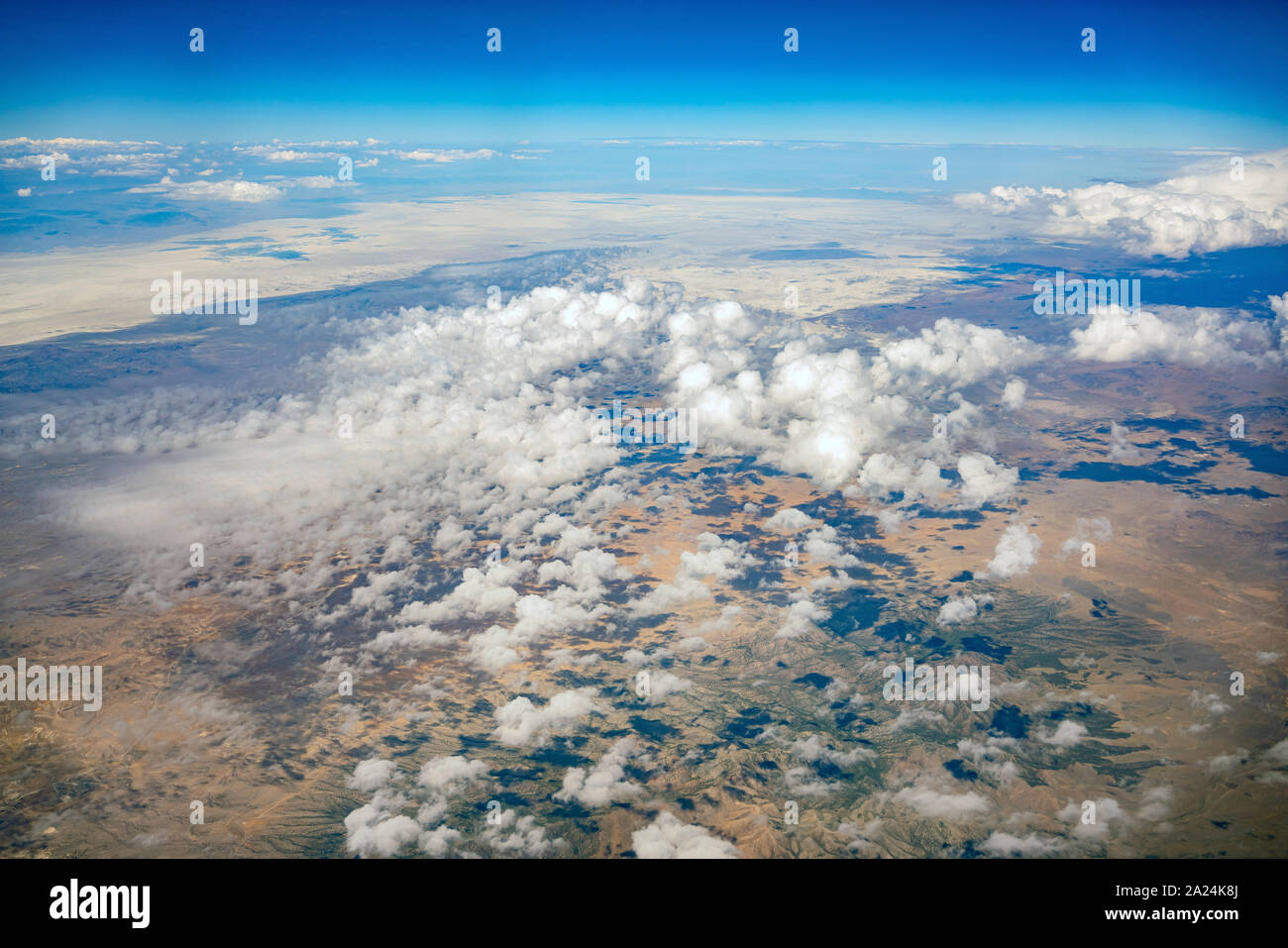 Aerial view of the Great Salt Lake at Utah Stock Photo - Alamy
