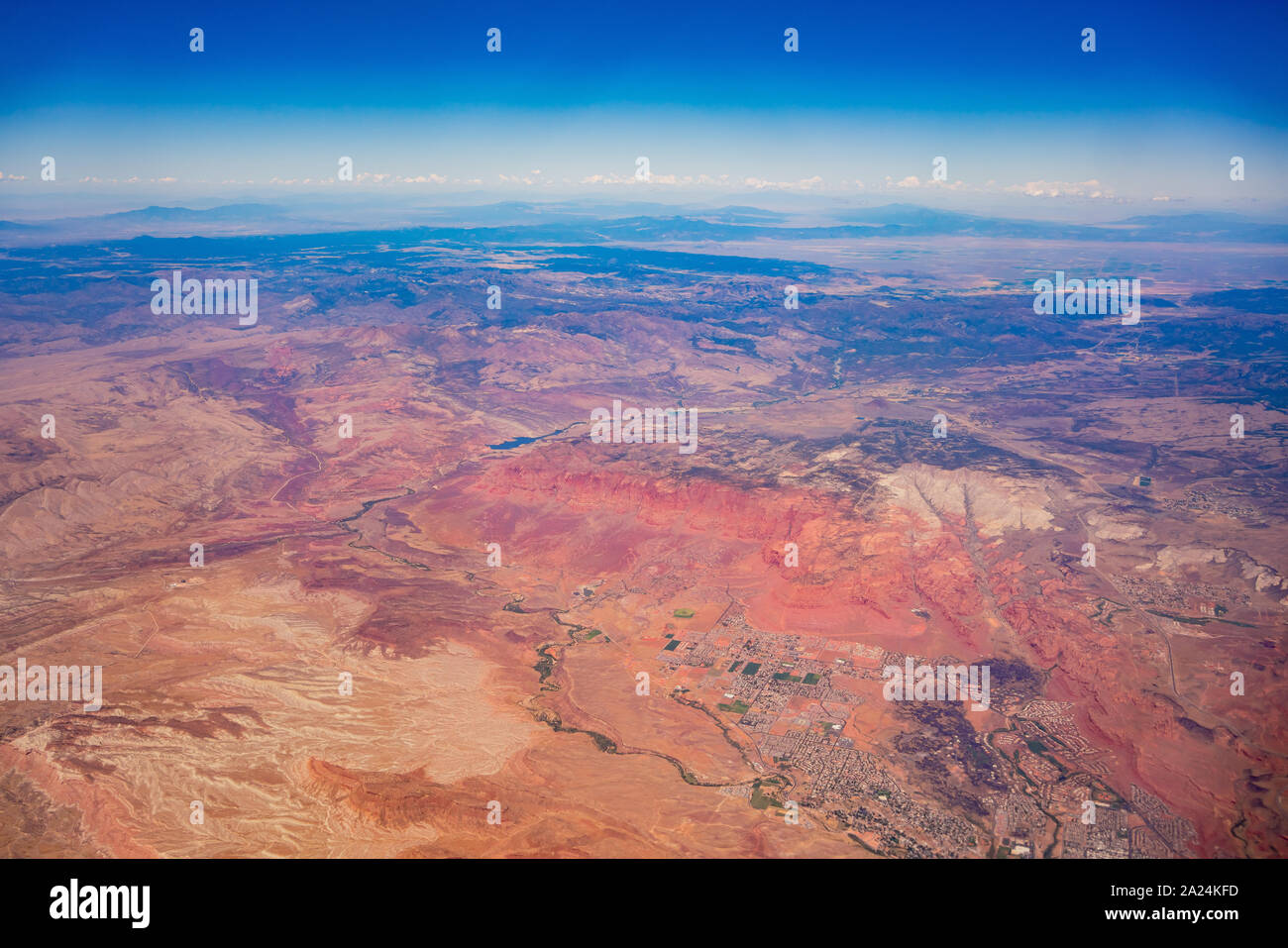 Aerial view of the St. George city at Utah Stock Photo - Alamy