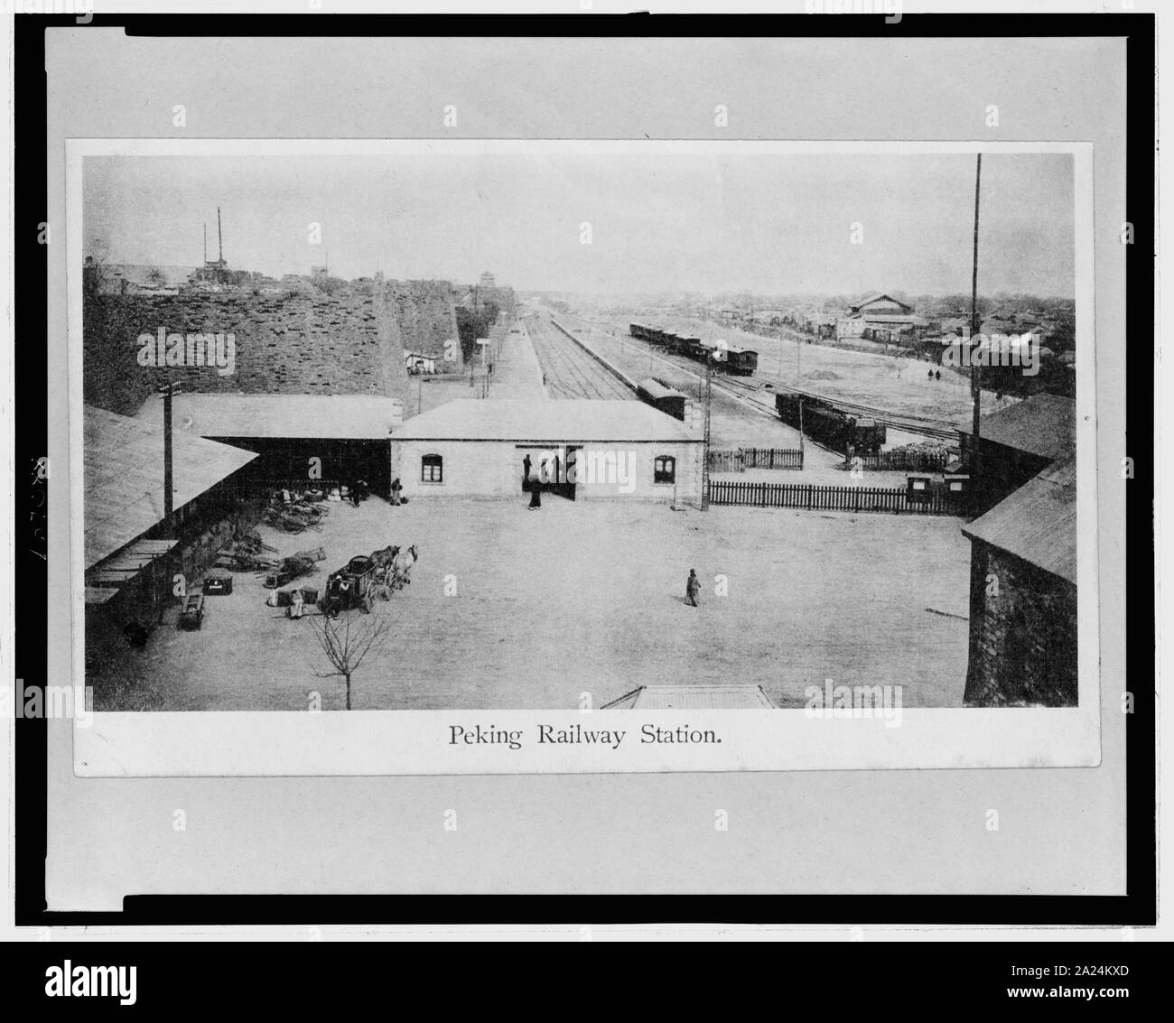 Train peking beijing city Black and White Stock Photos & Images - Alamy