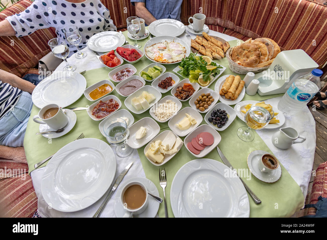 Turkish breakfast spread hi-res stock photography and images - Alamy