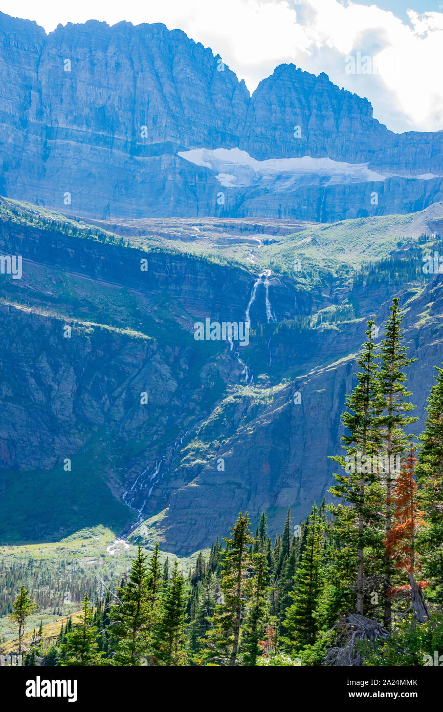 Grinnell glacier aerial hi-res stock photography and images - Alamy